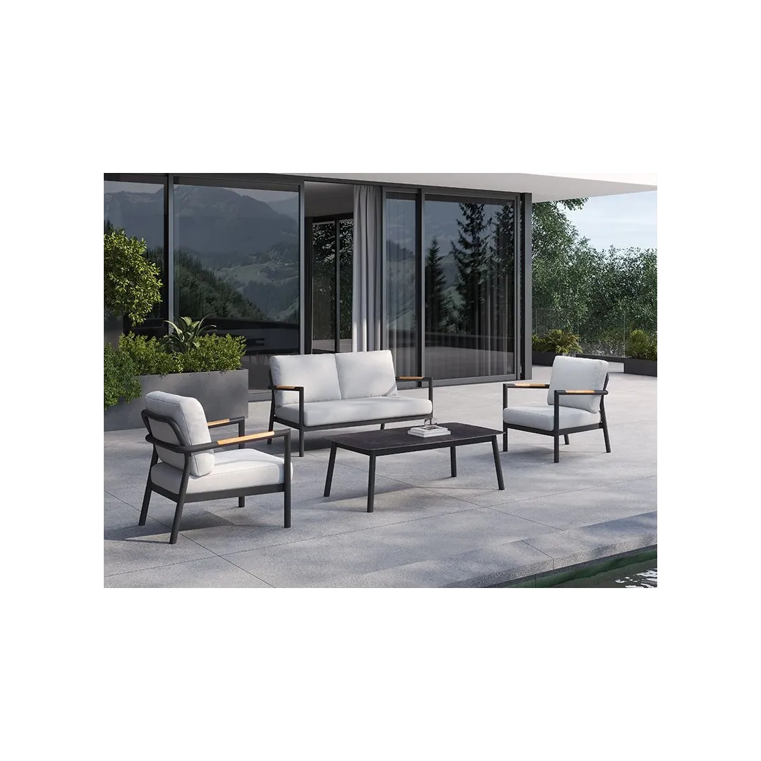 Perth 2 Seater Sofa Set