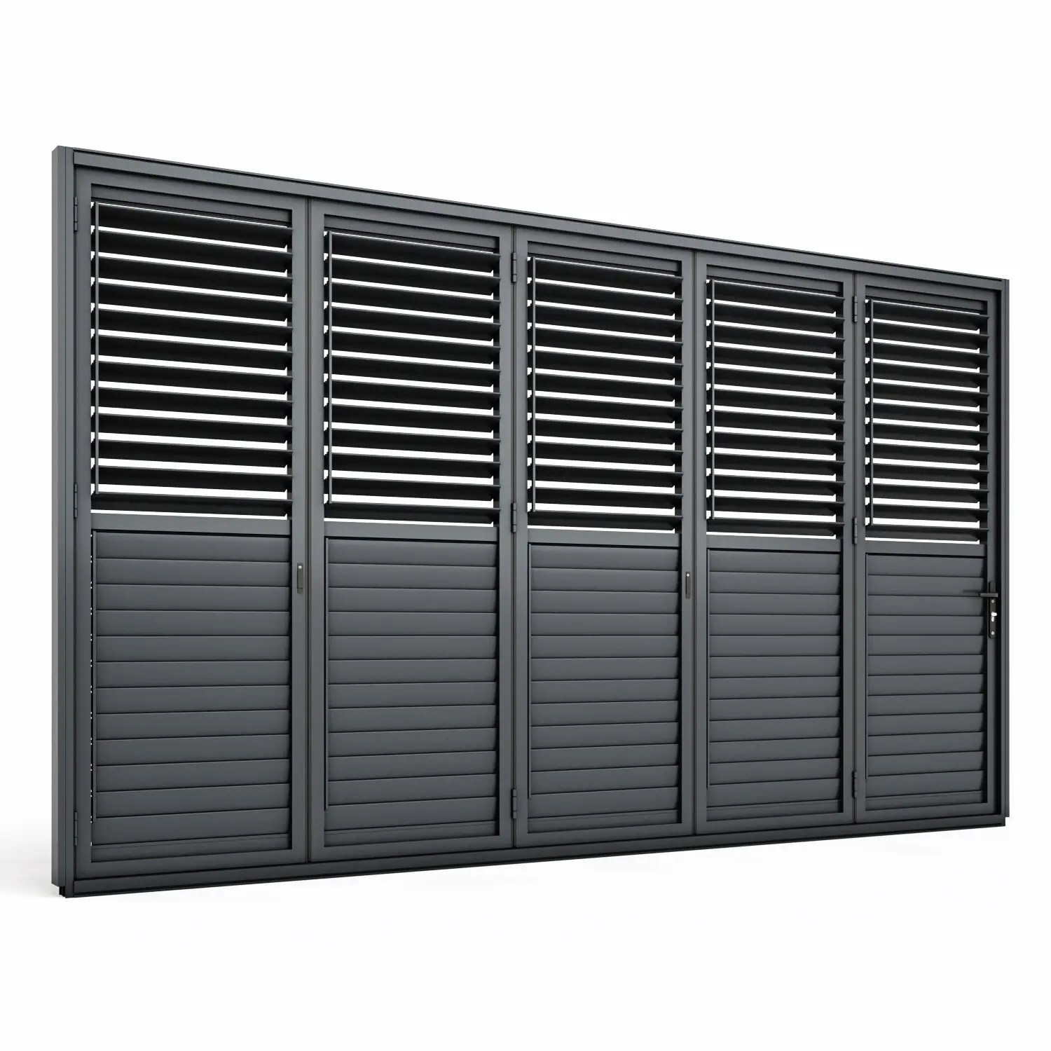 Eden Pergola Bi Folding Louvre Door - 4m
