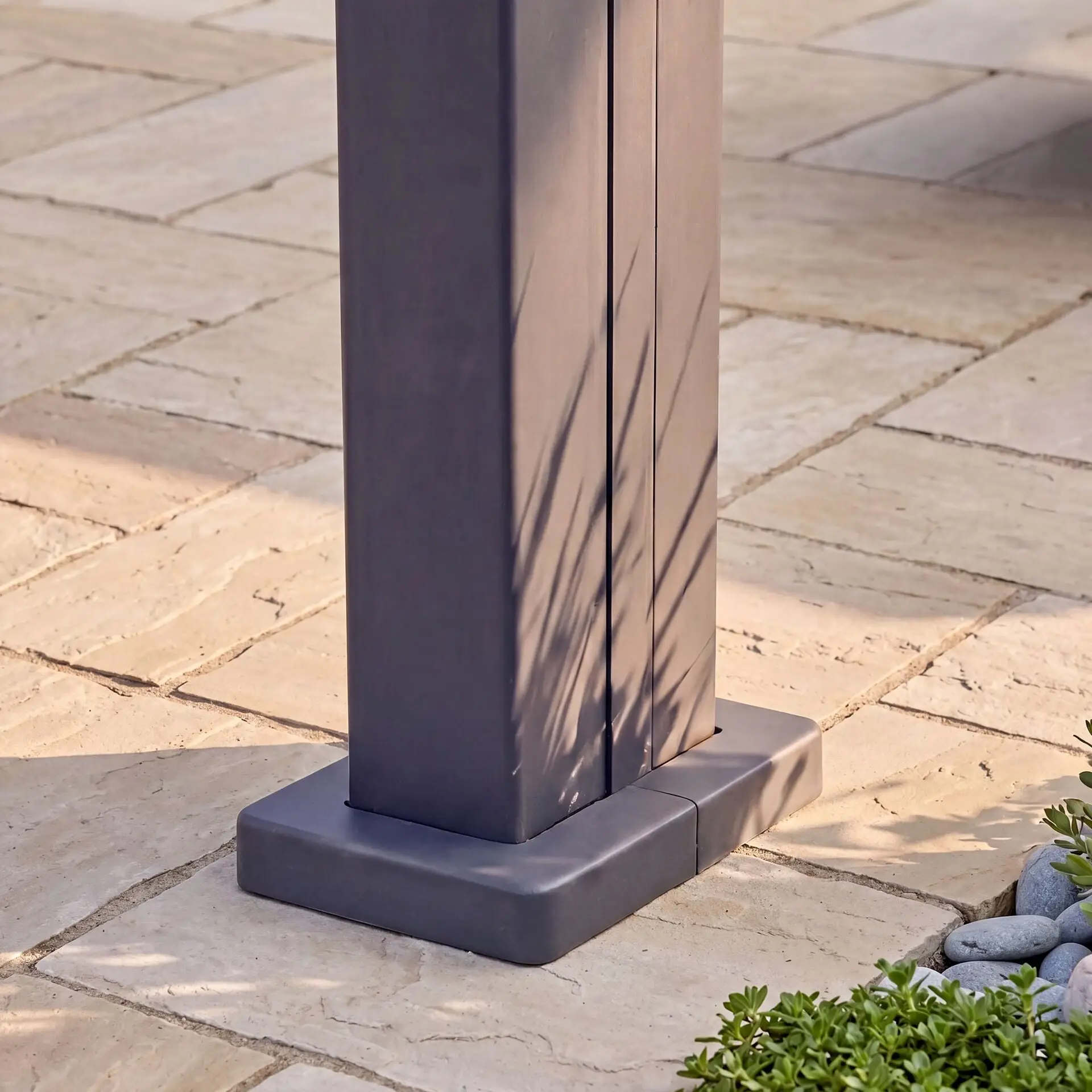Eden 8m x 3m Aluminium Metal Pergola - LED Lights & Motorised Roof